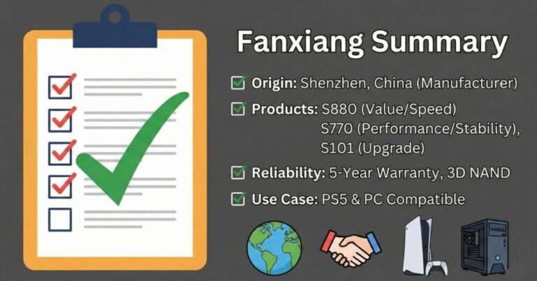 Fanxiangはどこの国のメーカー？SSDの選び方から信頼性まで徹底調査！